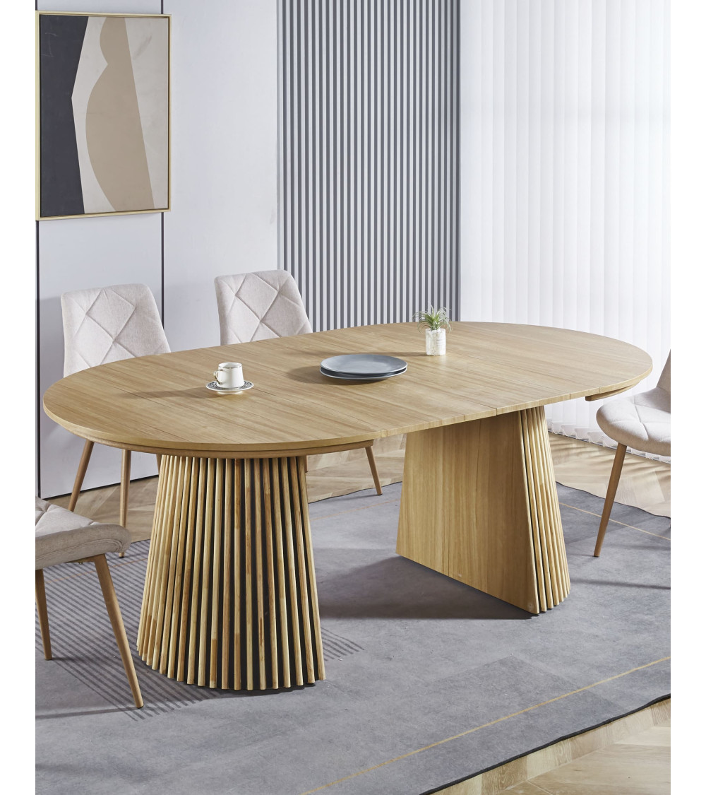 Mesa Comedor Redonda Extensible Kena Mesa Comedor Redonda Extensible Kena